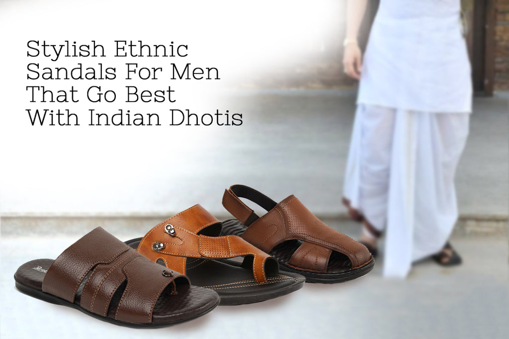 Stylish Ethnic Sandals For Men That Go Best With Indian Dhotis ...