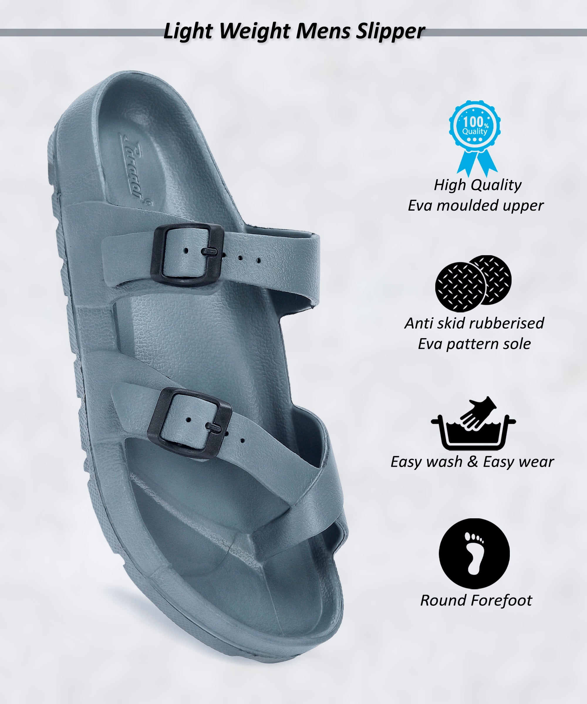 Paragon EVK3408G Men Casual Sliders | Stylish Trendy Lightweight Slide ...