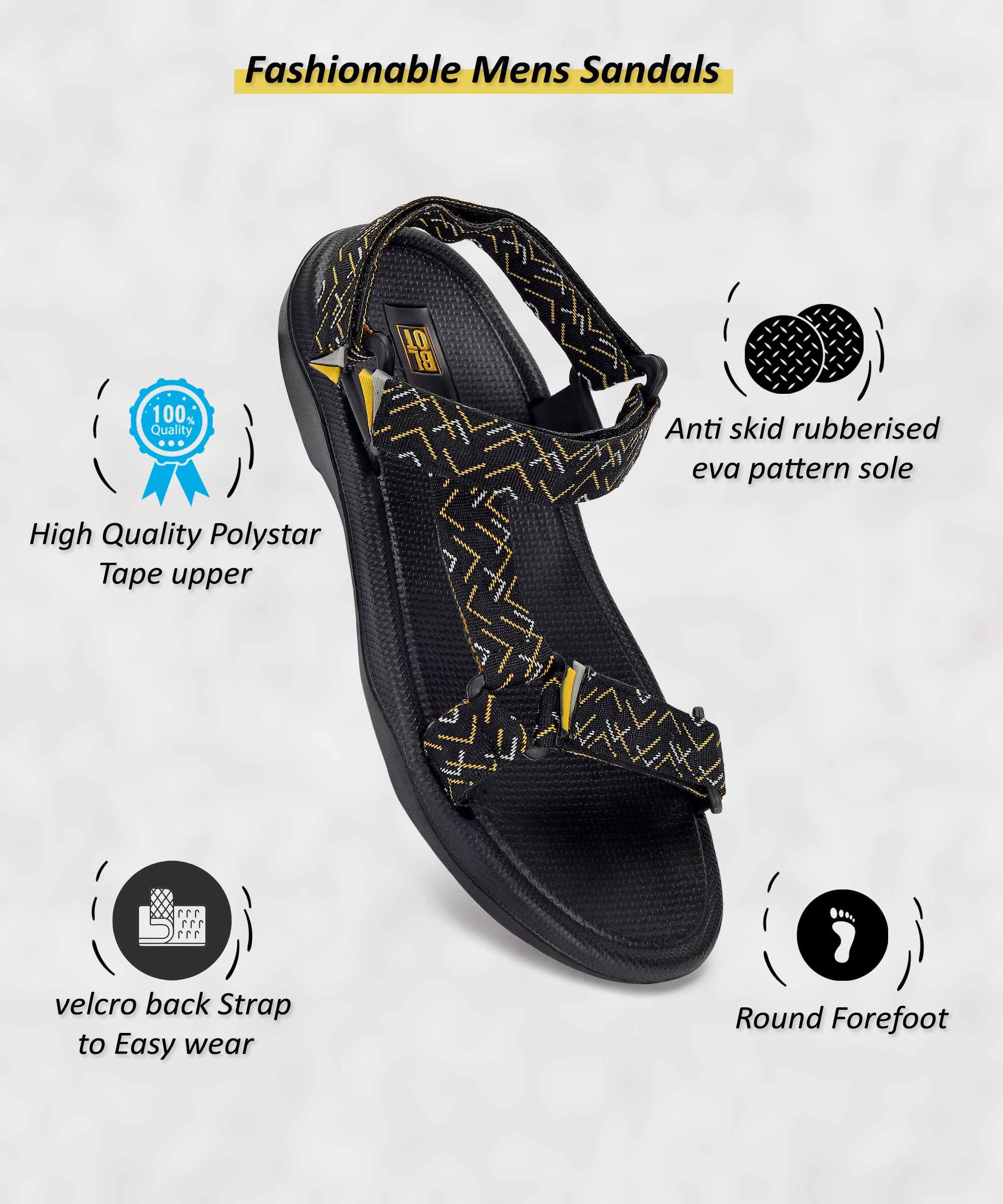 Paragon Blot EVK1416G Men Stylish Sandals | Comfortable Sandals for Da ...