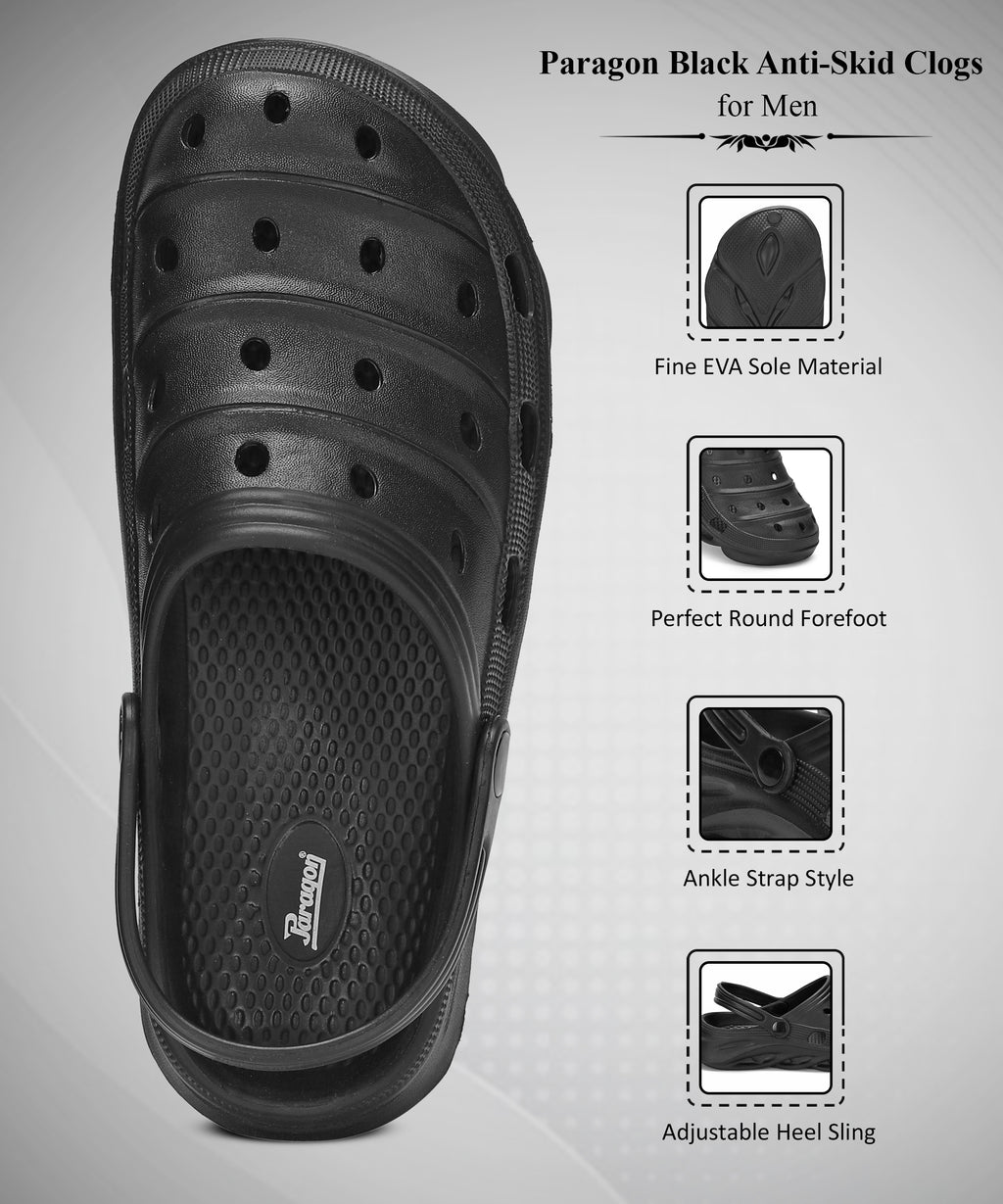 Paragon K10915G Men Casual Clogs | Stylish, Durable | Casual & Comfort ...