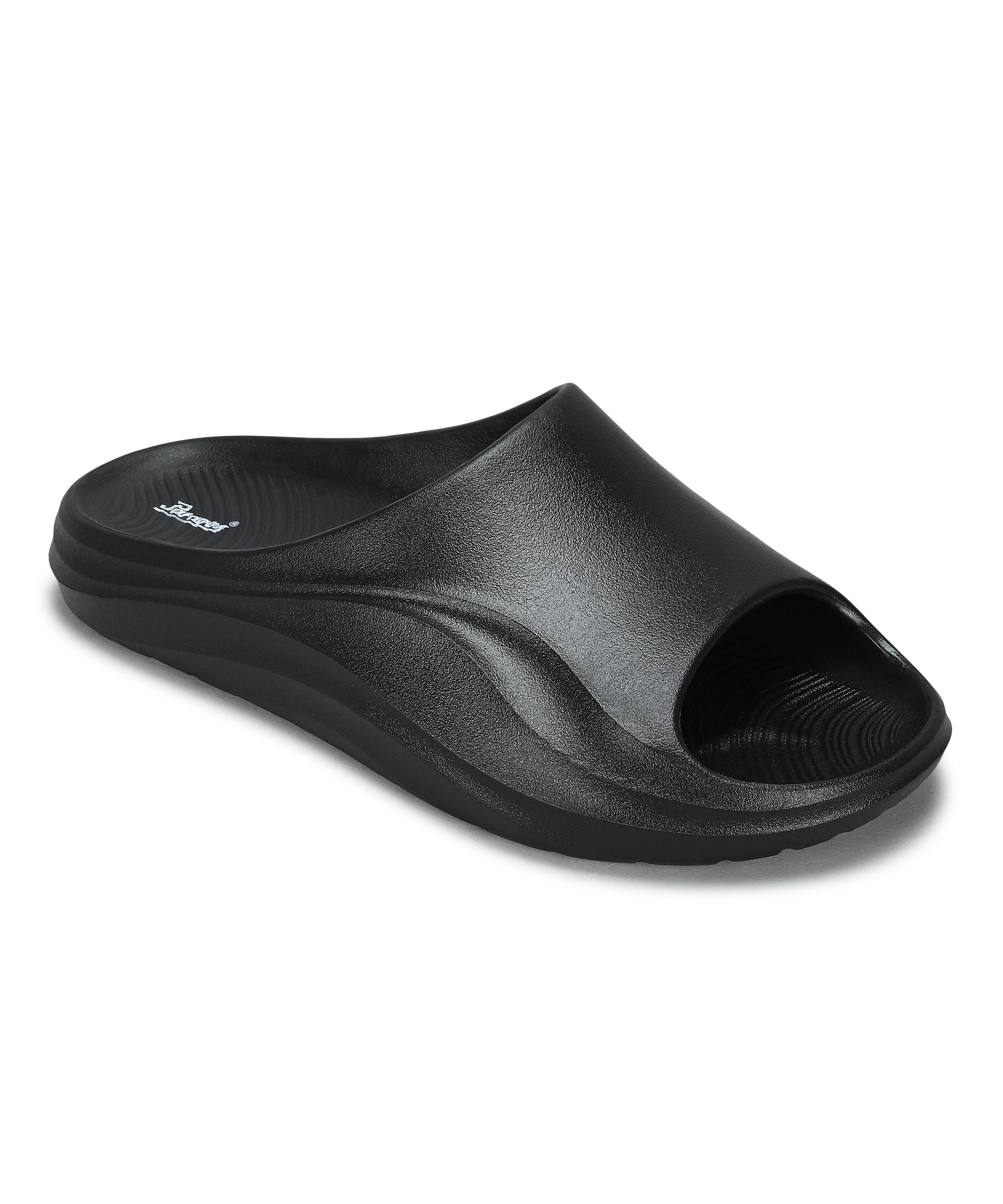 Paragon Men's Waterproof Black Sliders with Comfortable Sole – Paragon ...