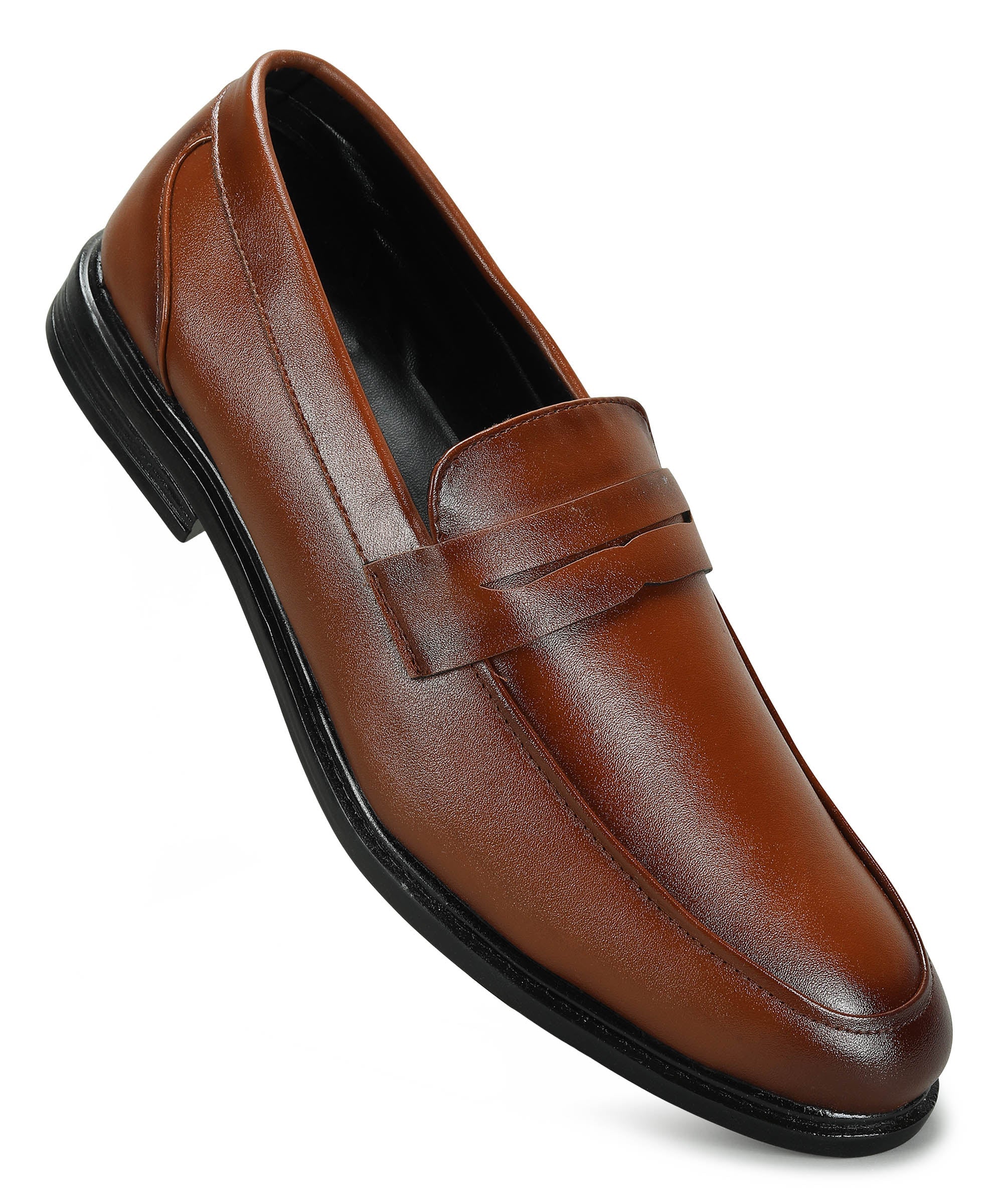 Paragon Men's Slip On Tan Formal Shoes | Durable, Sturdy Outdoor Wear ...