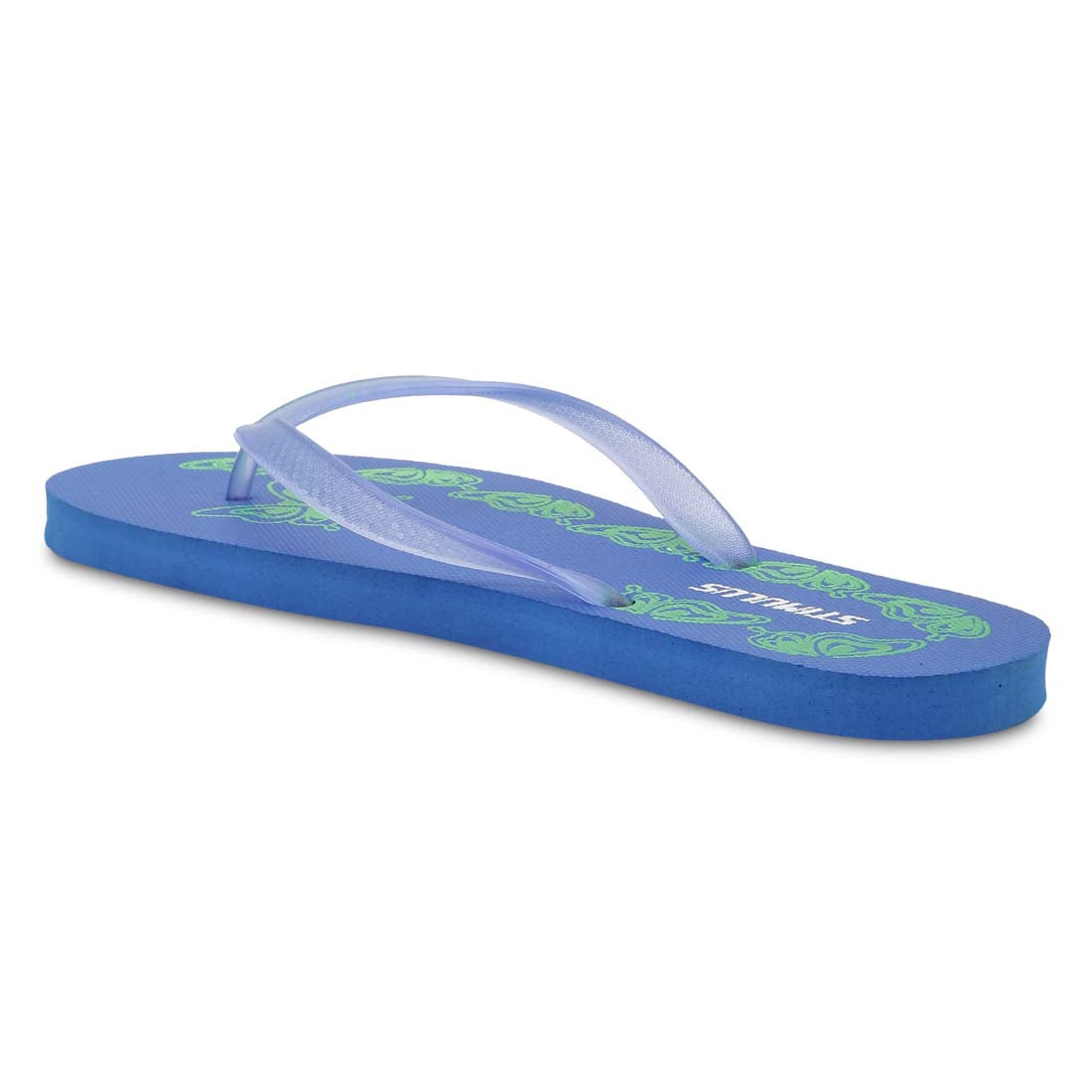 Women's Blue Stimulus Flip Flops – Paragon Footwear