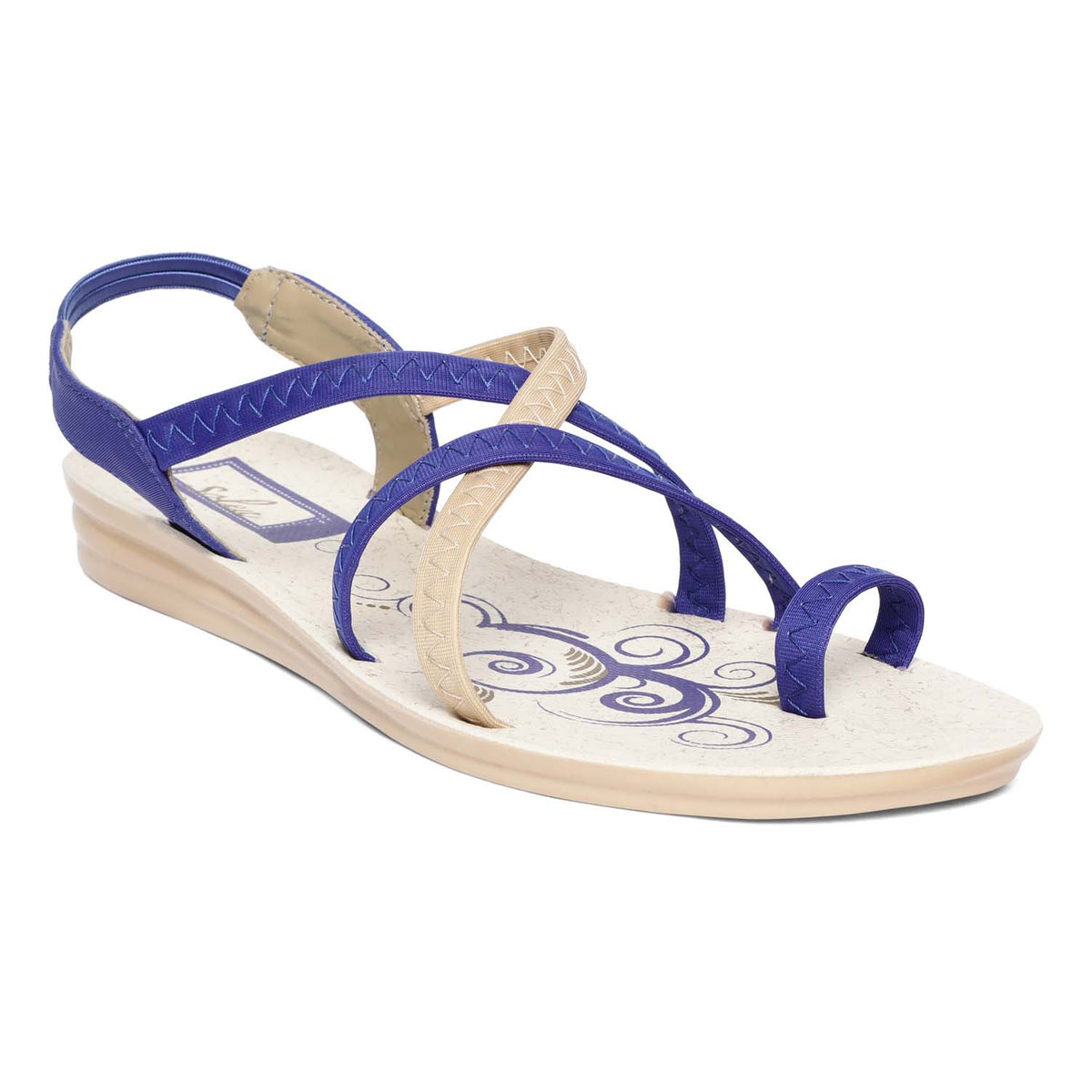 Women's Blue Solea Sandal – Paragon Footwear