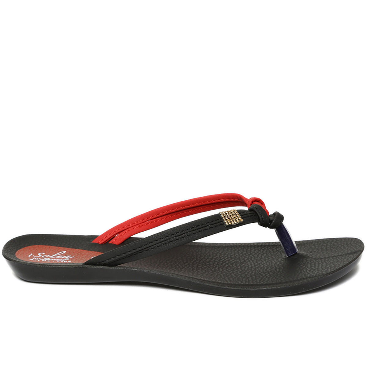 Women's Red Solea Flip-Flops – Paragon Footwear